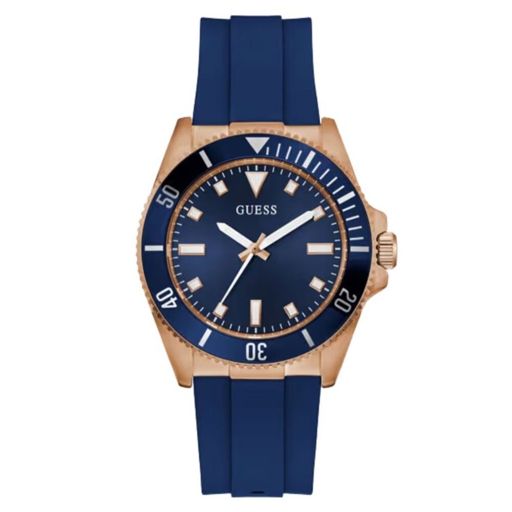 Guess | Accessories | Guess Mens Cliff Blue Dial Watch Gw969g3 | Poshmark